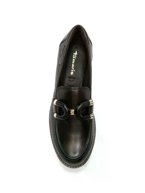 TAMARIS Buckle-detail Lug-sole Loafers