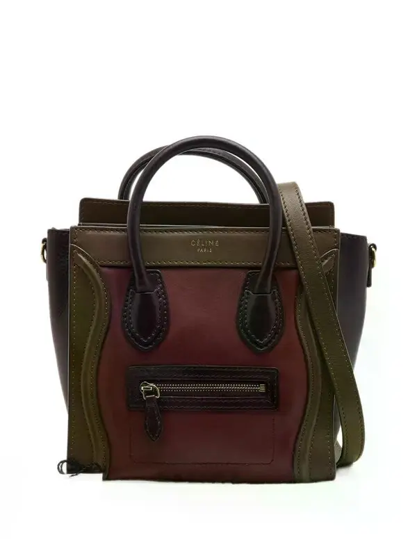 Celine Luggage Nano Calf Leather Tote Bag