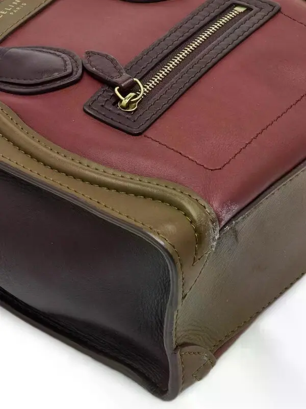 Celine Luggage Nano Calf Leather Tote Bag