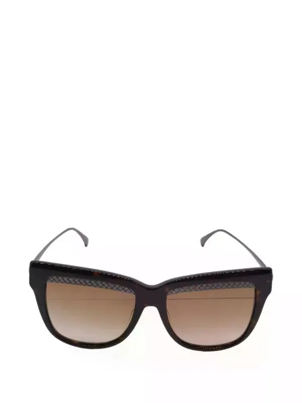 Bottega Veneta Square Sunglasses - Black