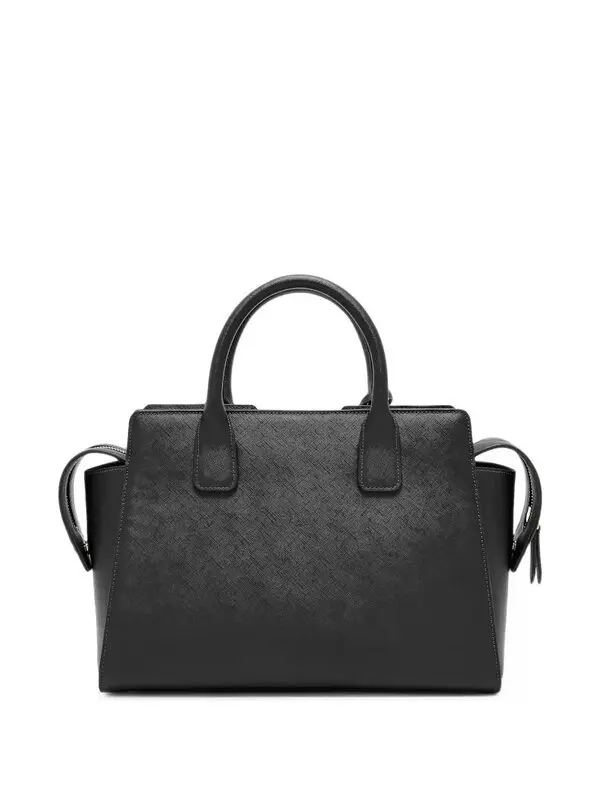 Armani Exchange Saffiano Effect Logo Plaque Tote Bag