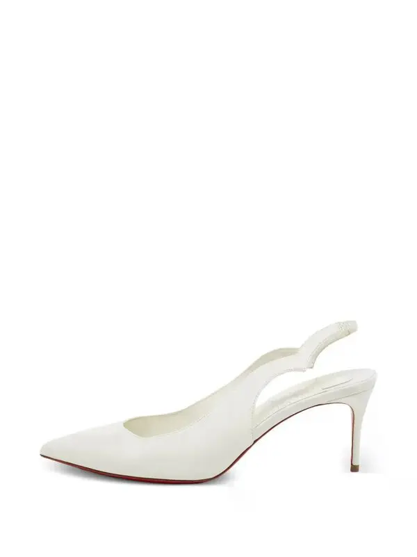 CHRISTIAN LOUBOUTIN Hot Chick Slingback Pumps - White