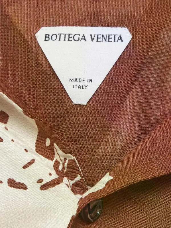 Bottega Veneta Postcard-print Bowling Shirt