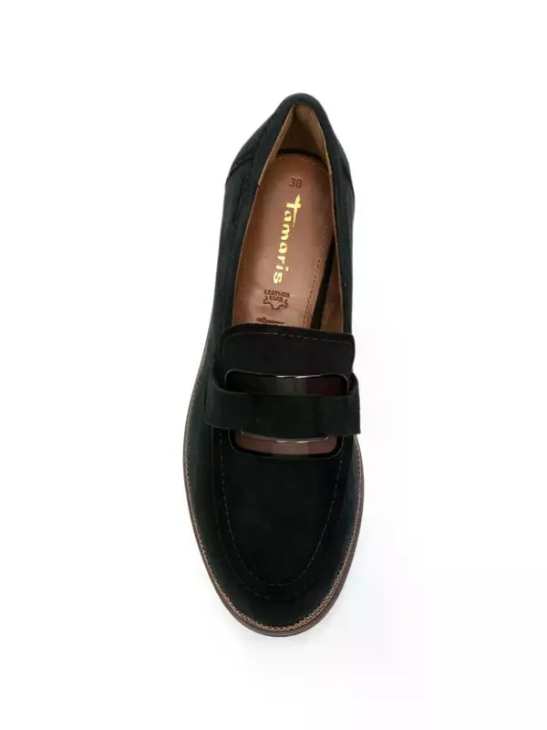 TAMARIS Suede Chunky-sole Loafers