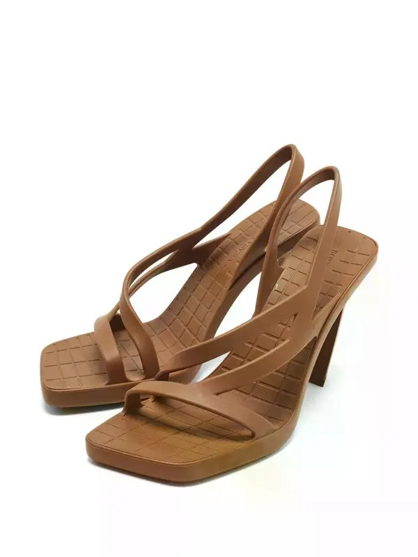 Bottega Veneta Jimbo Slingback Sandals - Brown