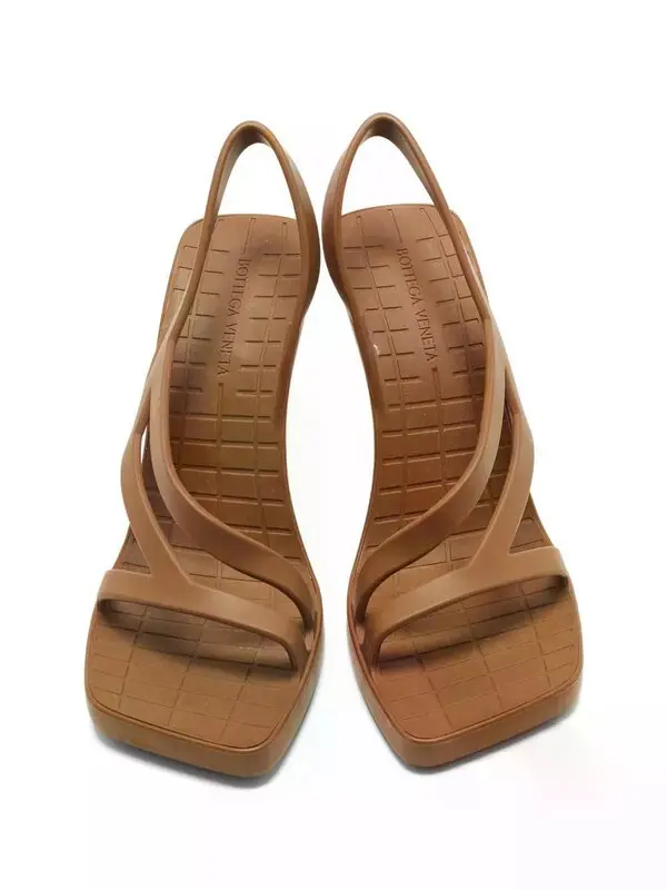 Bottega Veneta Jimbo Slingback Sandals - Brown