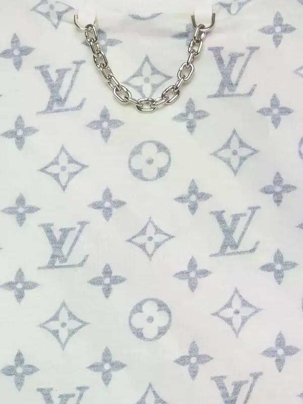LOUIS VUITTON Monogram Chain-link T-shirt