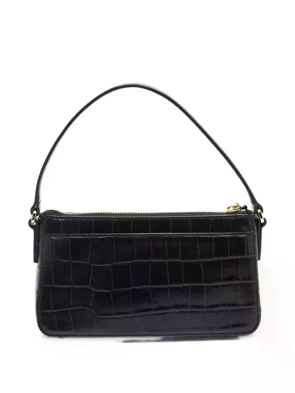 Dkny Croc-embossed Shoulder Bag