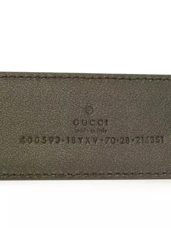 Gucci Logo-plaque Buckle Belt