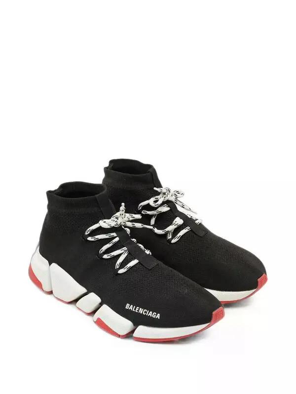 Balenciaga Speed Knitted Lace-up Sneakers