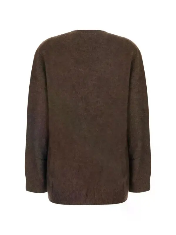 P.a.r.o.s.h V-neck Knitted Sweater - Brown