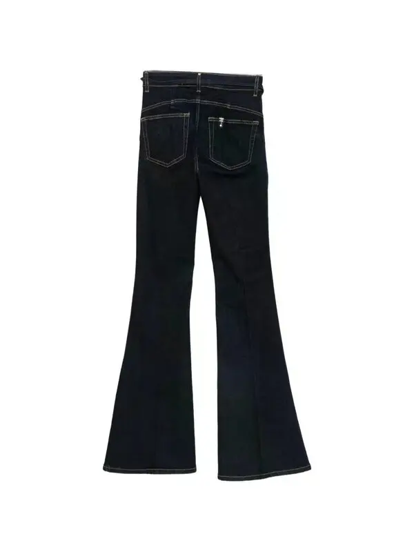 Liu Jo Five-pocket Belted Flared Jeans - Blue