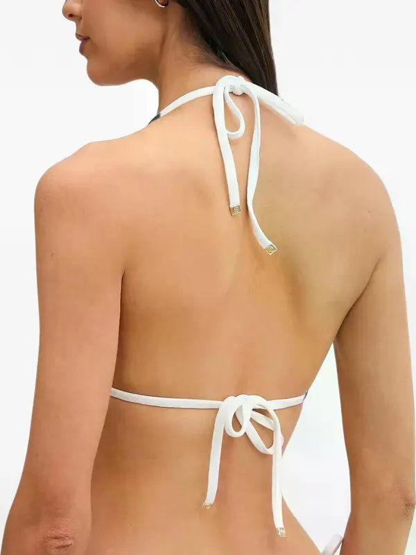 Michael Kors Logo-jacquard Triangle Bikini