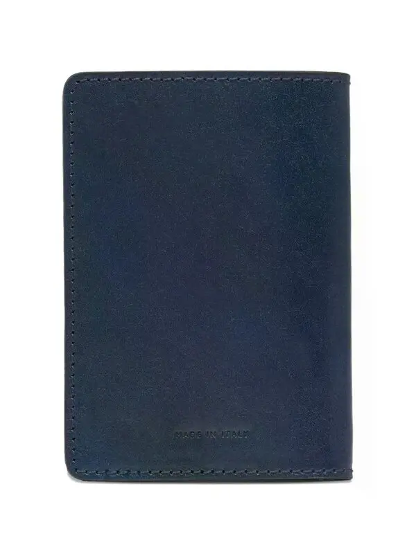 THE BRIDGE Logo-print Leather Passport Holder
