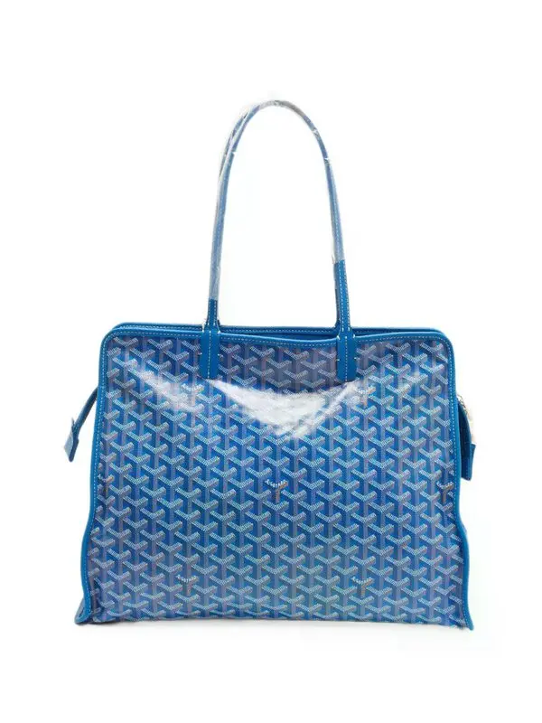 Goyard Pm Hardy Patterned Tote Bag - Blue