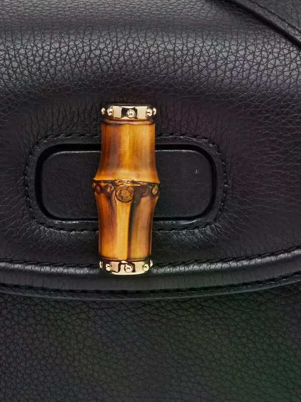 Gucci Bamboo Calf Leather Top Handle Bag