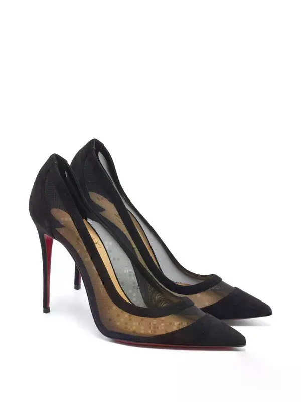 CHRISTIAN LOUBOUTIN Galativi Mesh Heeled Pumps