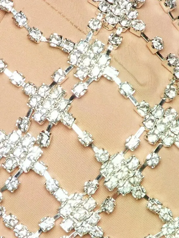 SELF-PORTRAIT Embellished Chainmail Bralette
