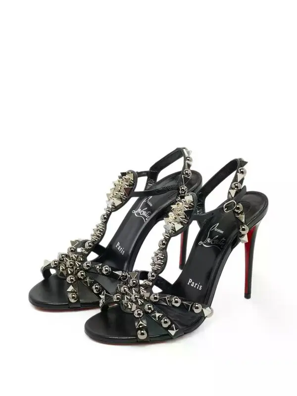 CHRISTIAN LOUBOUTIN Goldora Studded Stiletto Sandals