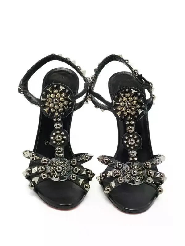 CHRISTIAN LOUBOUTIN Goldora Studded Stiletto Sandals