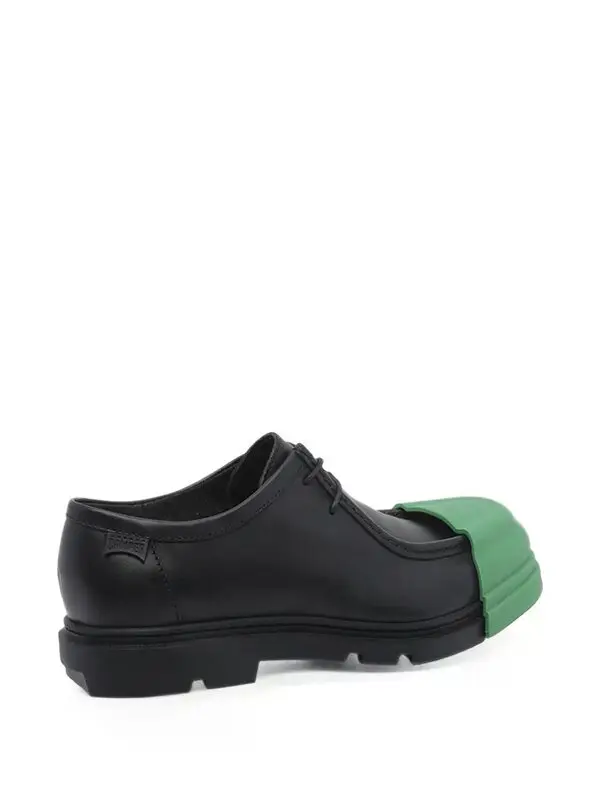 Camper Derby Shoes With Contrasting Toe Cap - Black