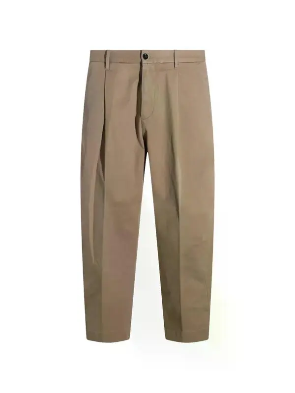 NINE:INTHE:MORNING Pleated-front Trousers - Neutrals