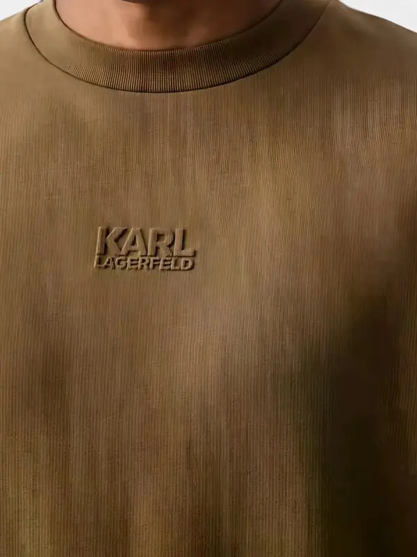 Karl Lagerfeld Logo-embroidered Crew-neck Sweatshirt