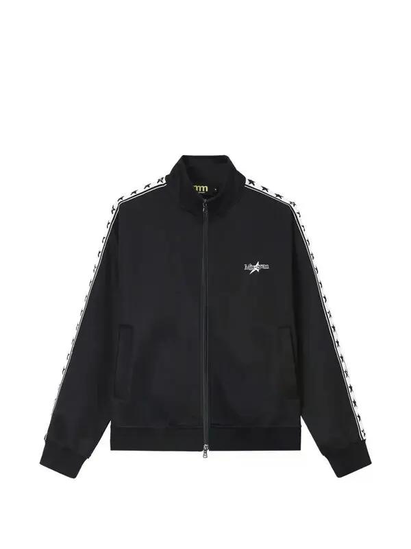 MINI CREAM Star-print Track Jacket - Black