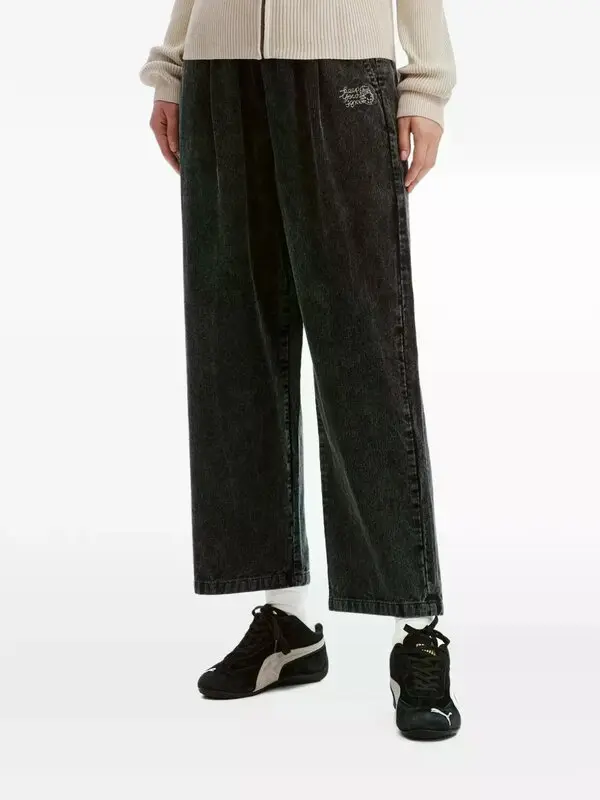 FINGERCROXX Corduroy Pleated Trousers
