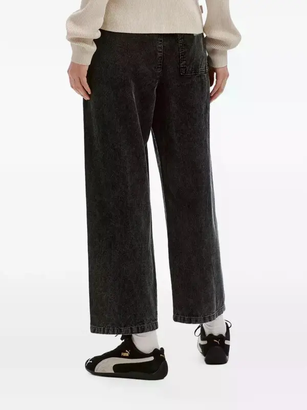 FINGERCROXX Corduroy Pleated Trousers