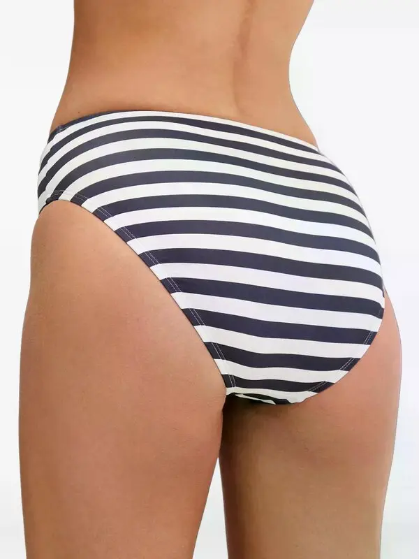 Michael Kors Striped Ring-detail Bikini Bottoms