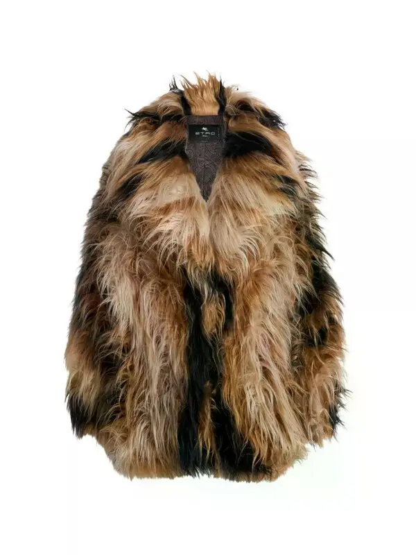 Etro Alpaca-wool Coat - Brown