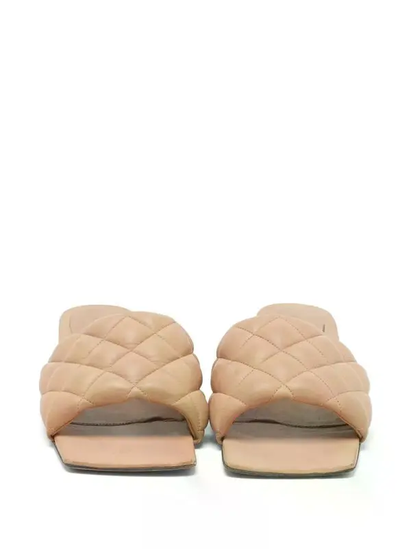 Bottega Veneta Lido Quilted Leather Sandals