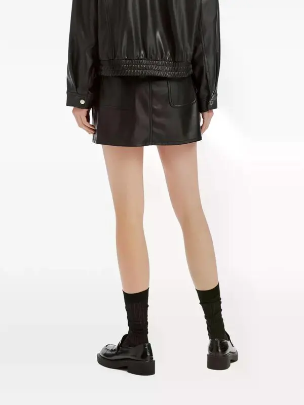 B+AB Pocket-detail A-line Mini Skirt