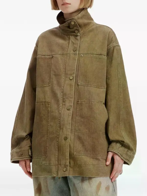 TOUT A COUP High-neck Multi-pocket Jacket