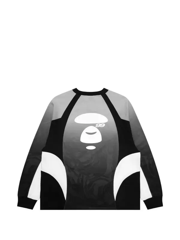 AAPE BY *A BATHING APE Moonface-print Long-sleeve T-shirt