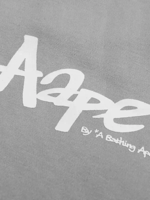 AAPE BY *A BATHING APE Moonface-print Long-sleeve T-shirt