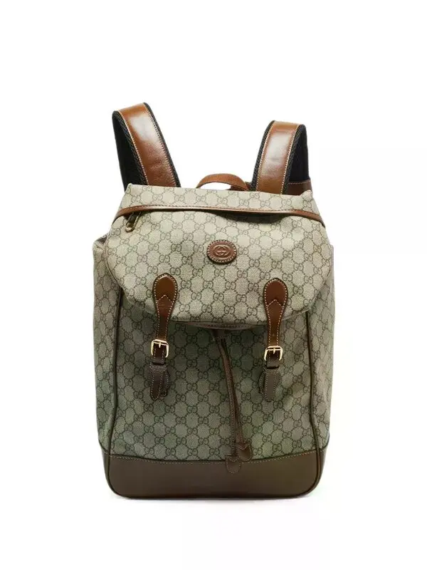 Gucci Gg Supreme Backpack - Neutrals
