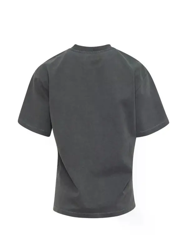 GANNI Broderie-anglaise T-shirt - Grey
