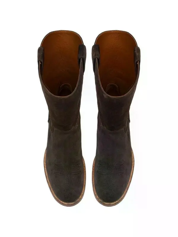BUTTERO® Chianti Panelled Suede Boots