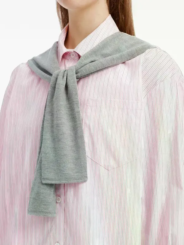 B+AB Vertical Stripe Button-up Shirt