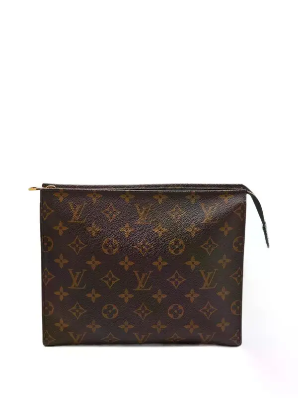 LOUIS VUITTON Medium Pochette Toilette Monogram Clutch Bag