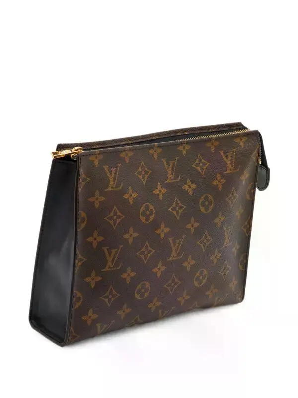 LOUIS VUITTON Medium Pochette Toilette Monogram Clutch Bag