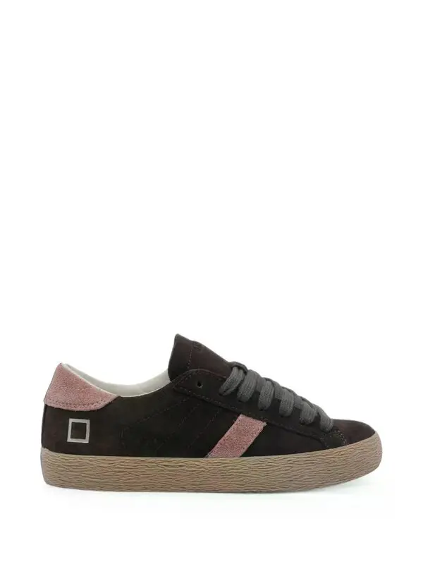 D.a.t.e. Hill Low Suede Panelled Sneakers - Brown