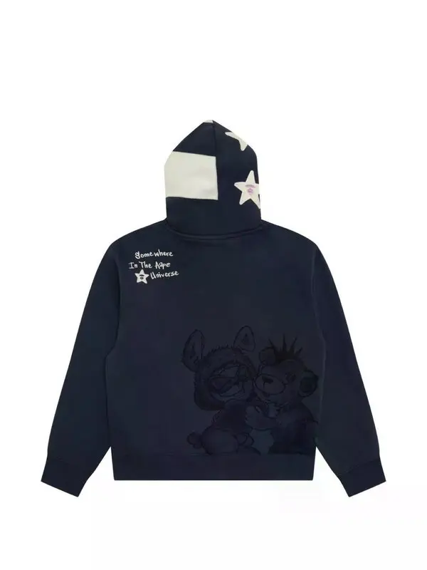 AAPE BY *A BATHING APE Logo-patch Star-print Hoodie