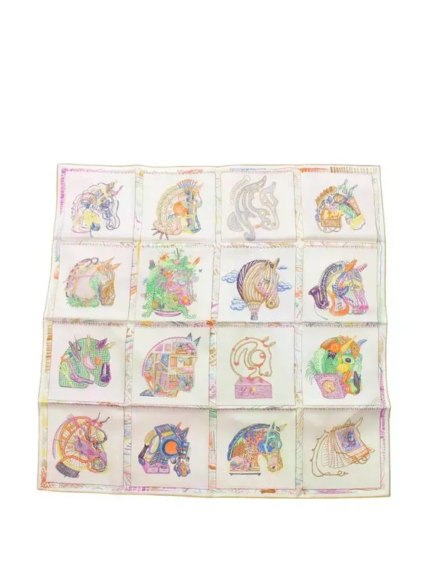 Hermès 2000-2026 Chevaloscope Silk Scarf 90 Scarves