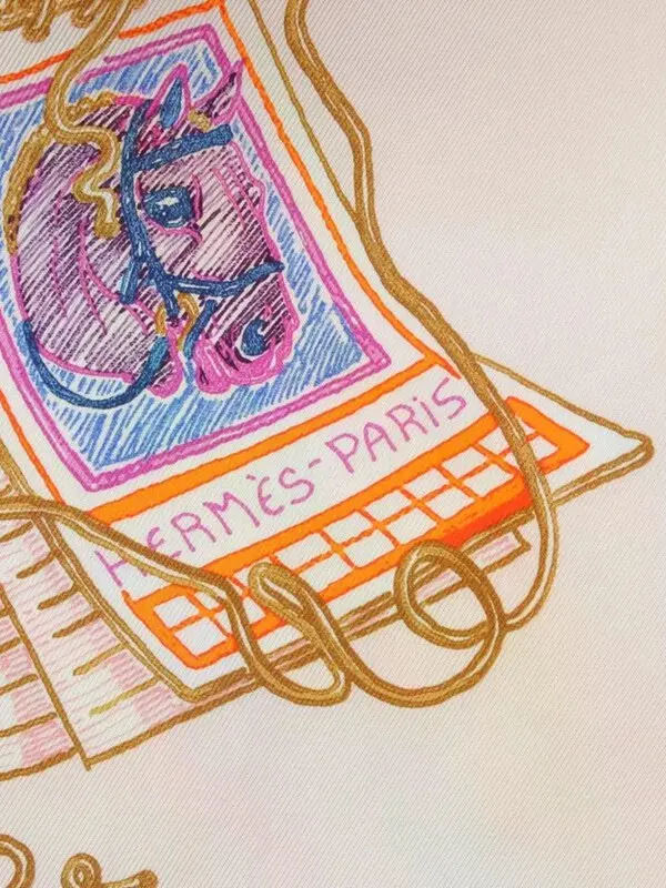 Hermès 2000-2026 Chevaloscope Silk Scarf 90 Scarves