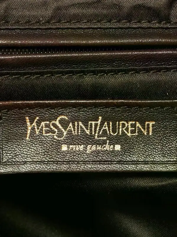 Saint Laurent Leather Pleated Shoulder Bag