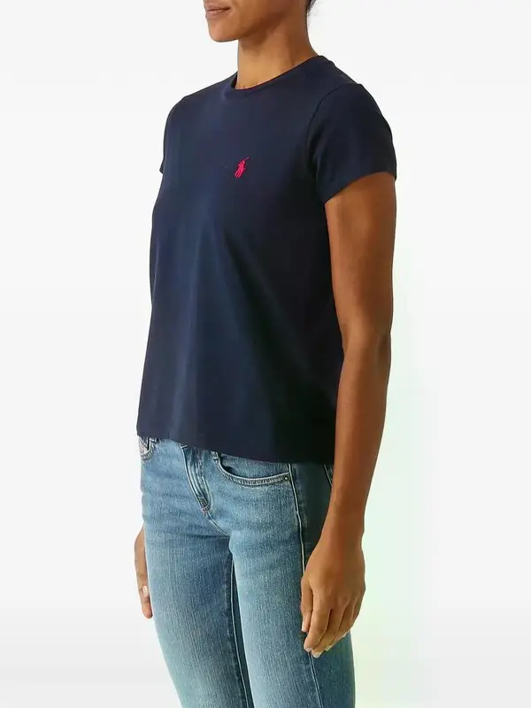 Polo Ralph Lauren Logo Embroidered T-shirt - Blue
