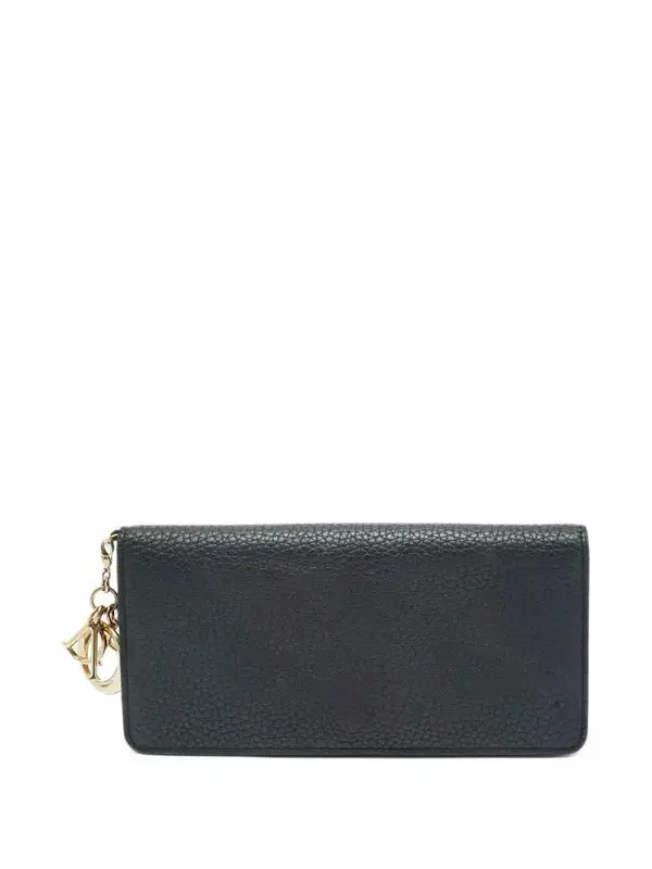 Dior 2013 Diorissimo Charms Flap Wallet - Black